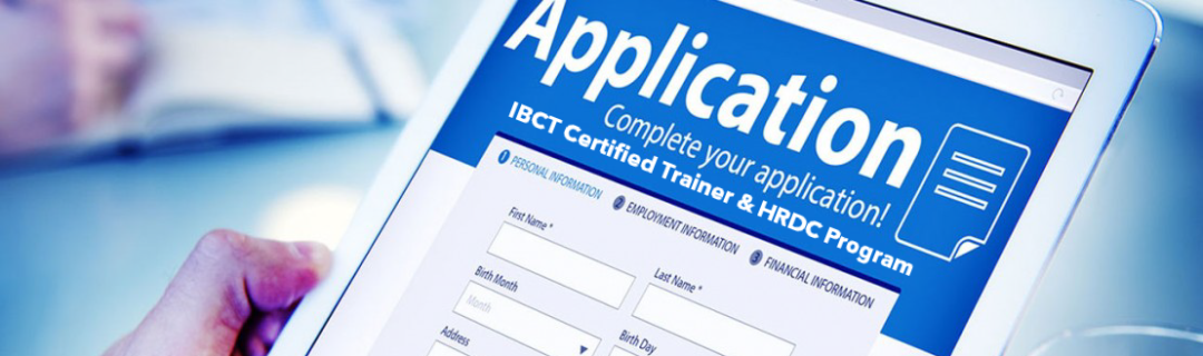 Certified Trainer Application Form | IBCT